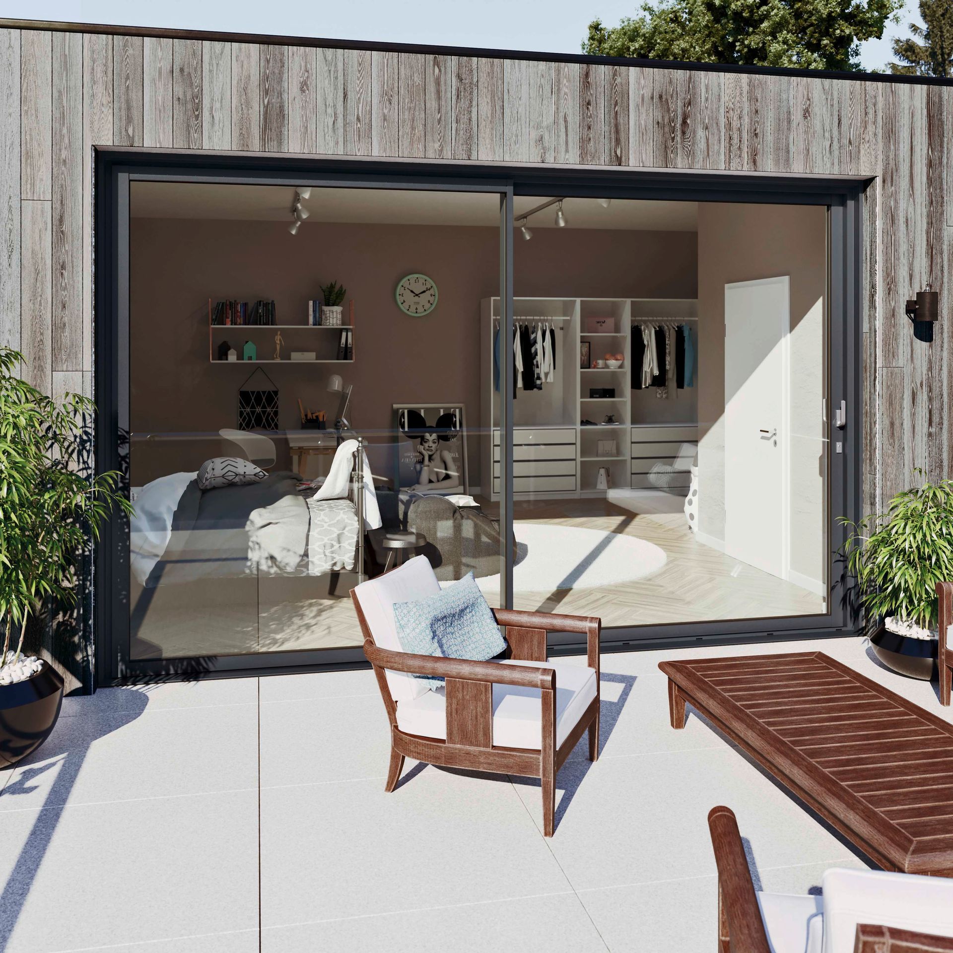 SLINOVA‎ X, la baie coulissante au montant central le plus fin du marché