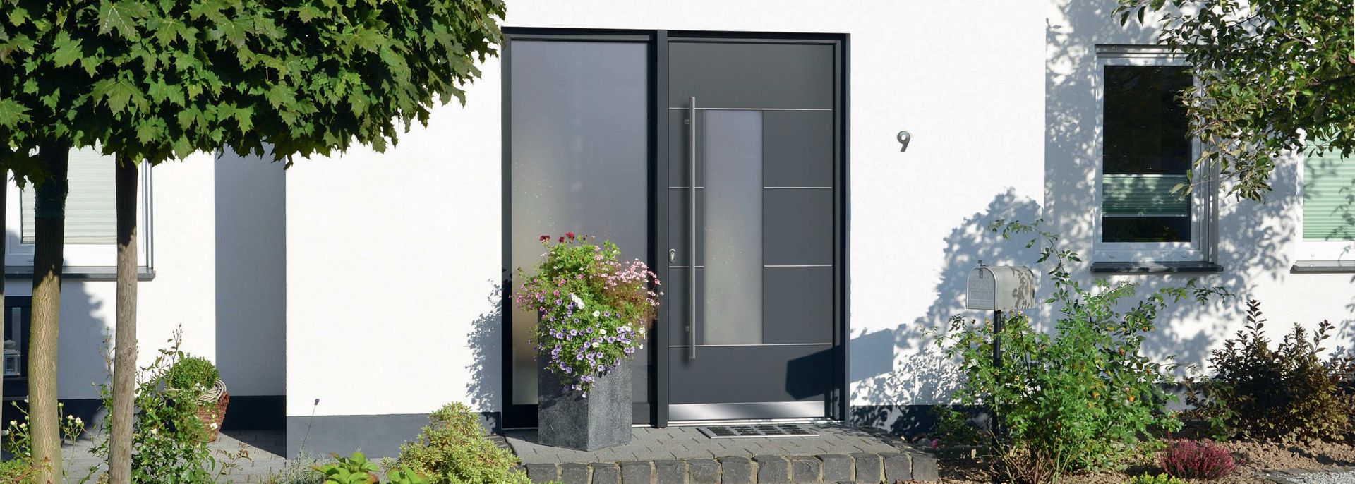 PVCu Doors - Energy Efficient Double Glazed Doors - REHAU