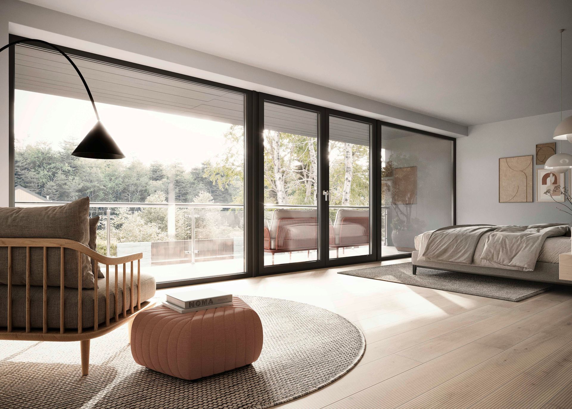 Fenêtre PVC noire : un bon choix pour votre intérieur