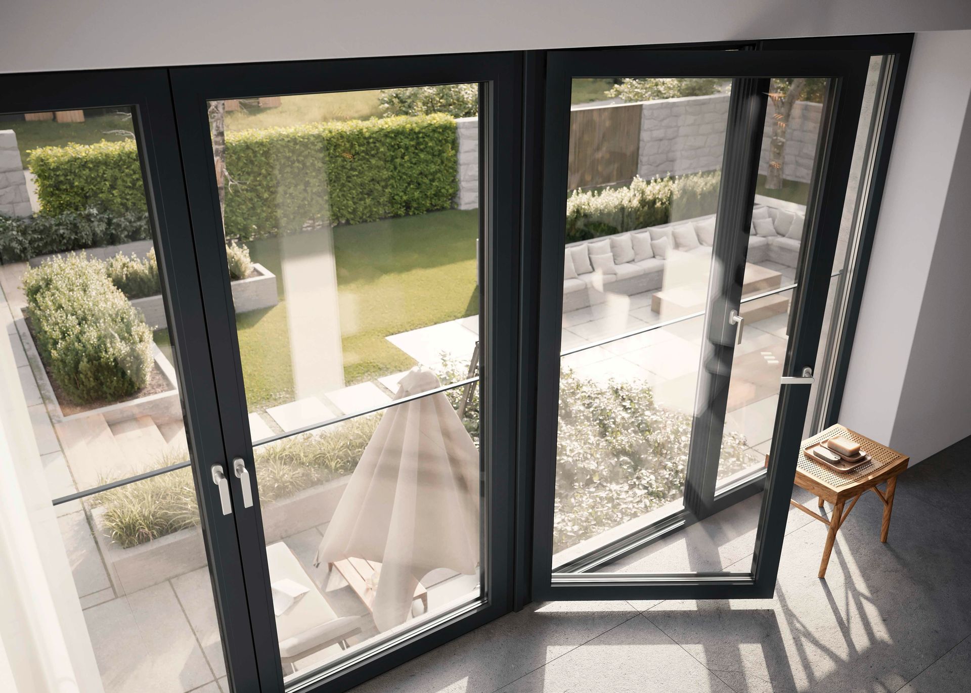 Baie vitrée standard : toutes les infos pour faire le bon choix | REHAU